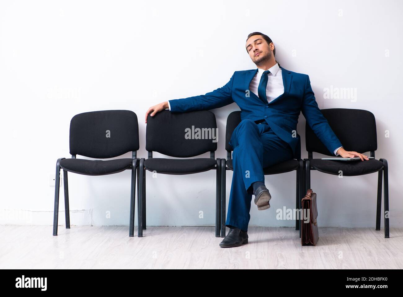 Impatient man waiting hall hi-res stock photography and images - Alamy