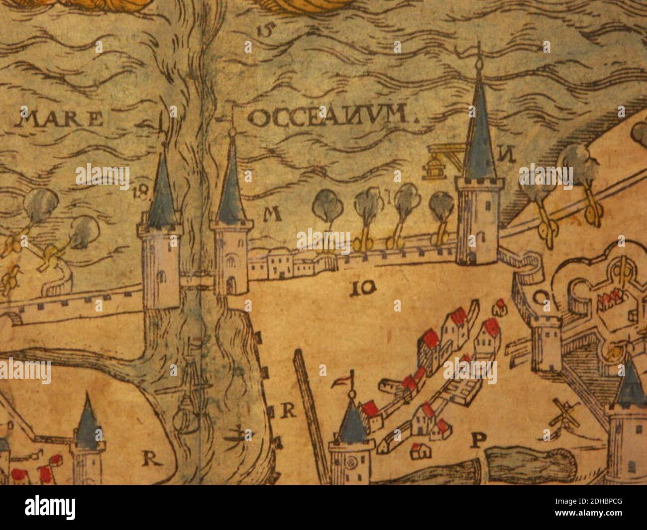 La Rochelle (1600) a detail Stock Photo - Alamy