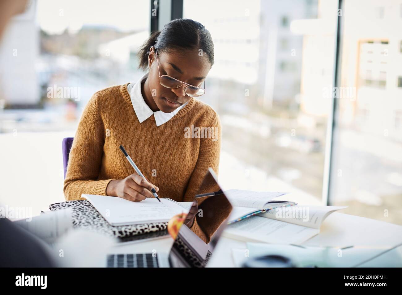 Student studying book hi-res stock photography and images - Alamy