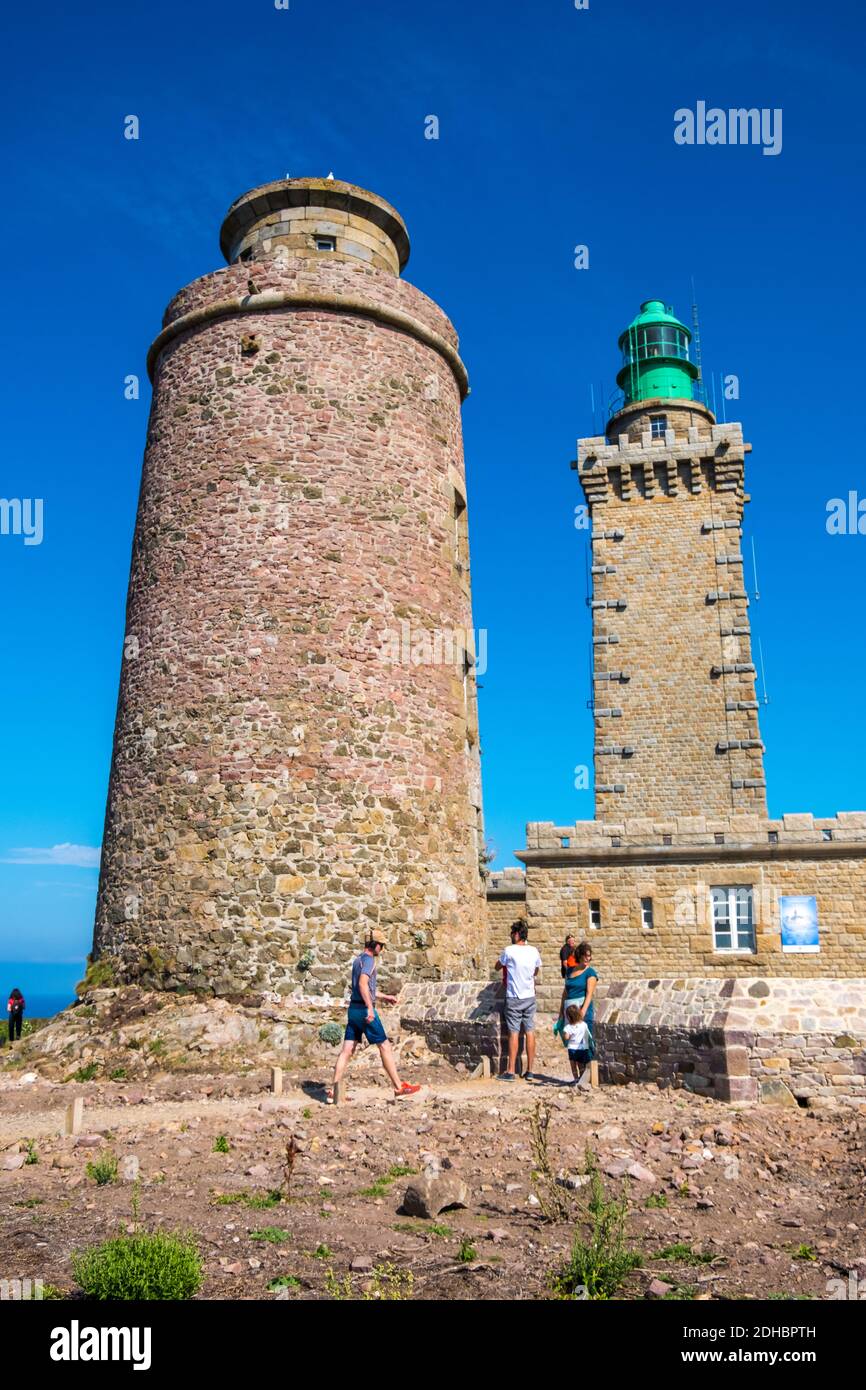 Frehel, Brittany, France - 25 August 2019: Phare Du Cap Frehel - Cape ...