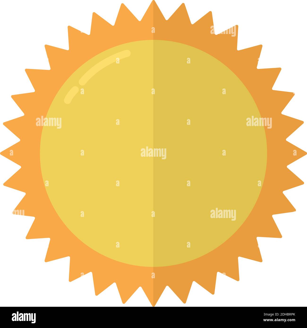 shiny sun on a white background Stock Vector Image & Art - Alamy