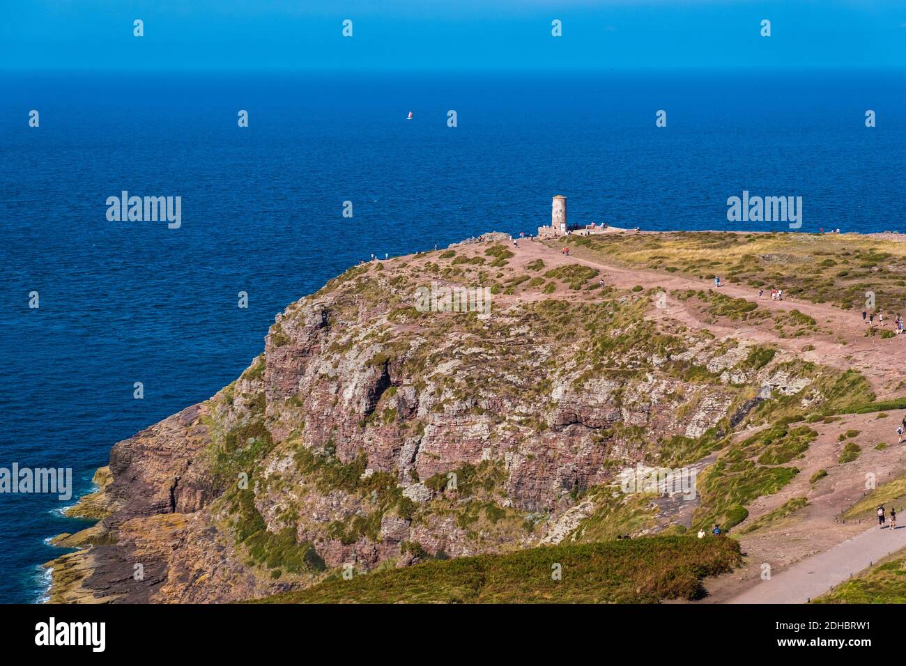 Frehel, France - 25 August 2019: Scenic view of Cape Frehel and its ...