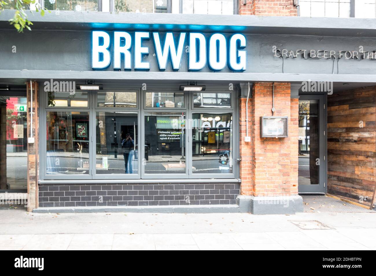 Brewdog beer hall or pub in London Stock Photo - Alamy