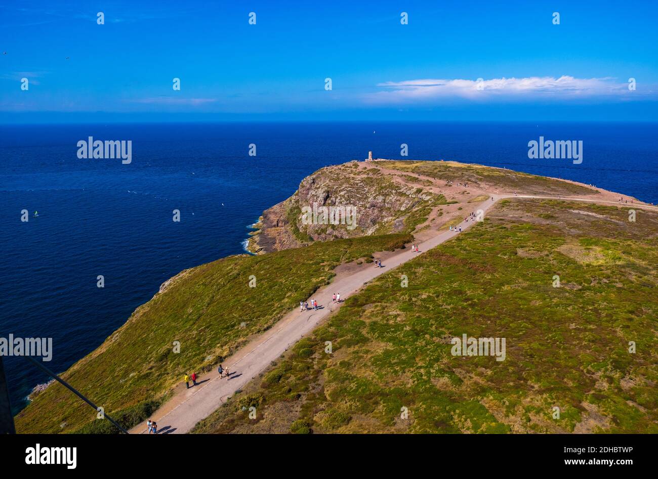 Frehel, France - 25 August 2019: Scenic view of Cape Frehel and its ...
