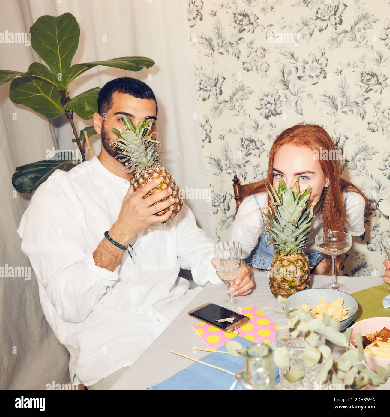 Pineapple face hi-res stock photography and images - Alamy