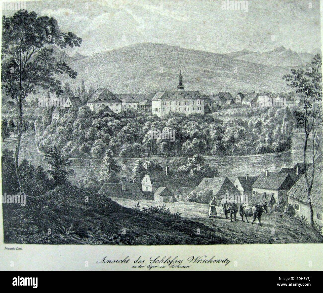 Kunike Vršovice zámek Stock Photo - Alamy