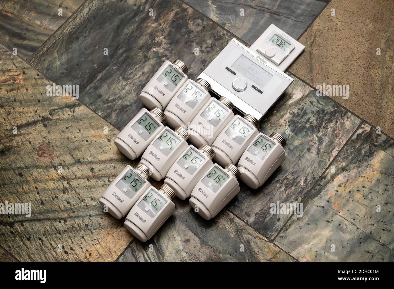 Paris, France - Oct 25, 2020: Abstract composition with multiple ...