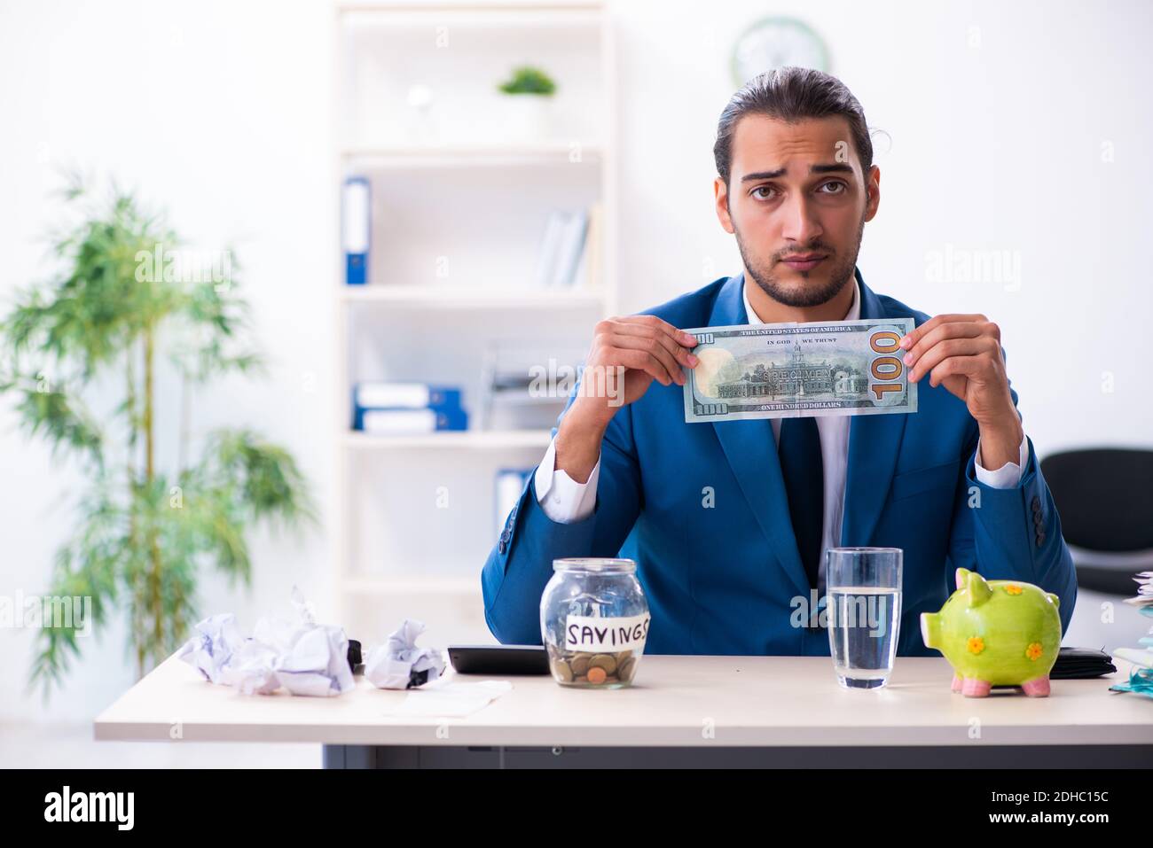 Young male accountant in hi-res stock photography and images - Alamy