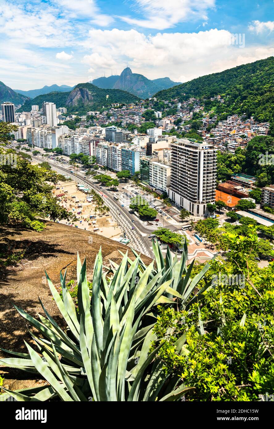 Tropical view of Leme in Rio de Janeiro, Brazil Stock Photo - Alamy