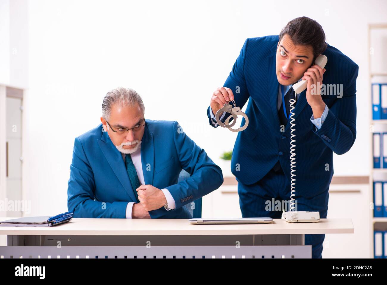 Male employee cop in hi-res stock photography and images - Alamy
