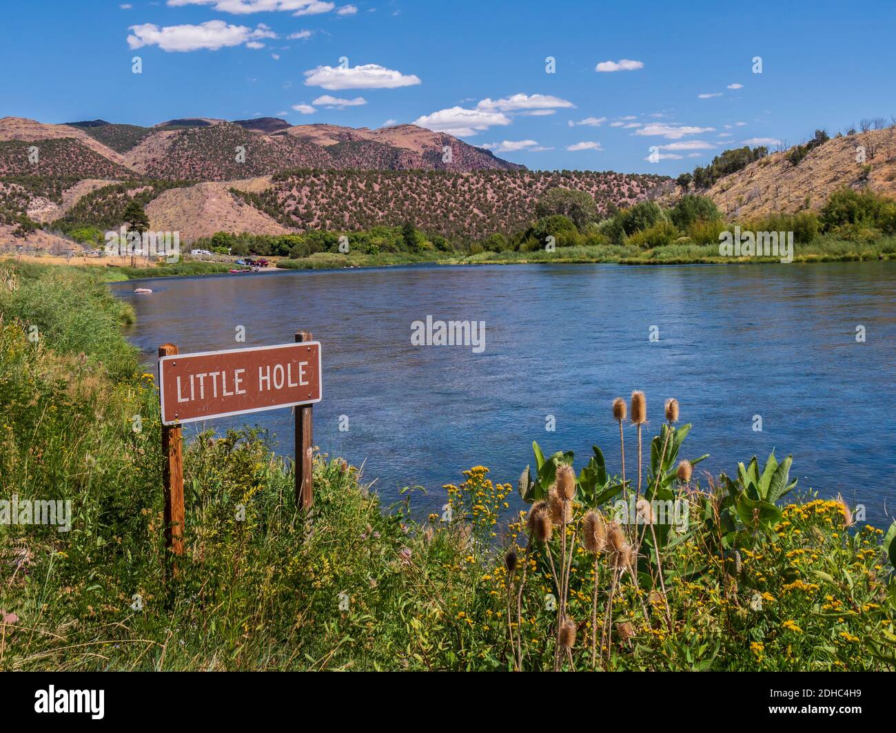Little Hole sign, Green River, Little Hole Trail, Ashley National ...