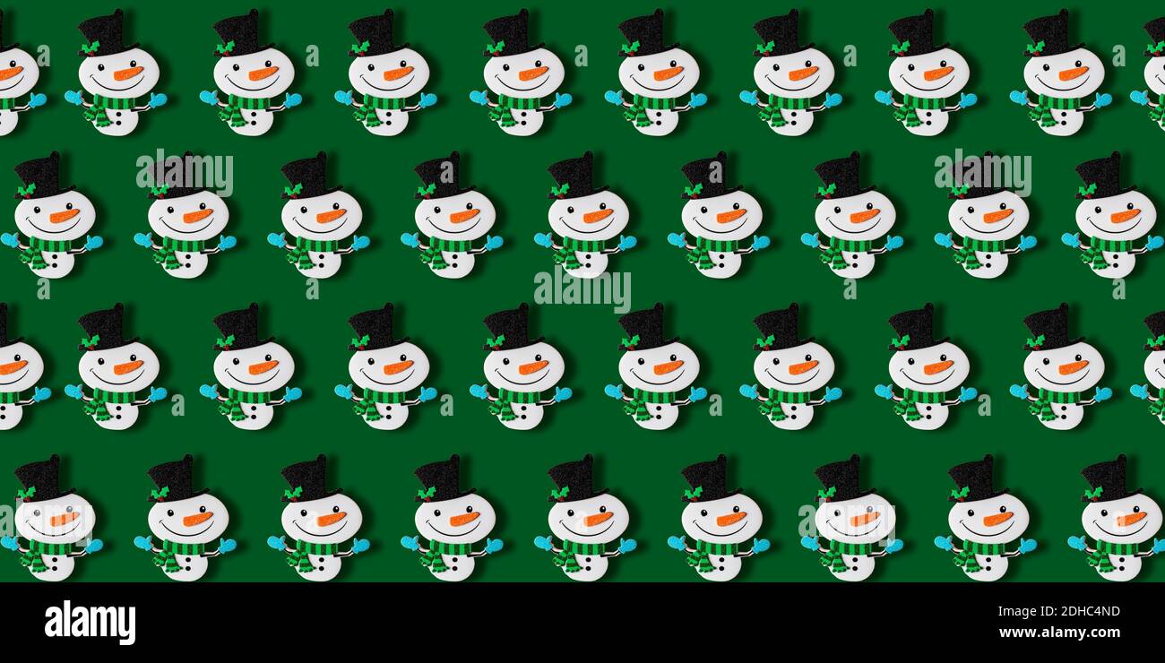 A digital illustration of a wallpaper with snowmen for backgrounds ...