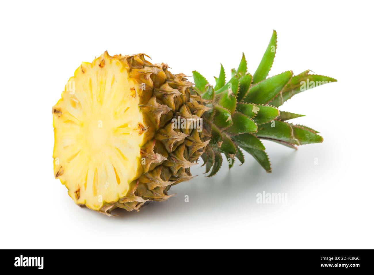 Pineapple cross section fruit slice Cut Out Stock Images & Pictures - Alamy