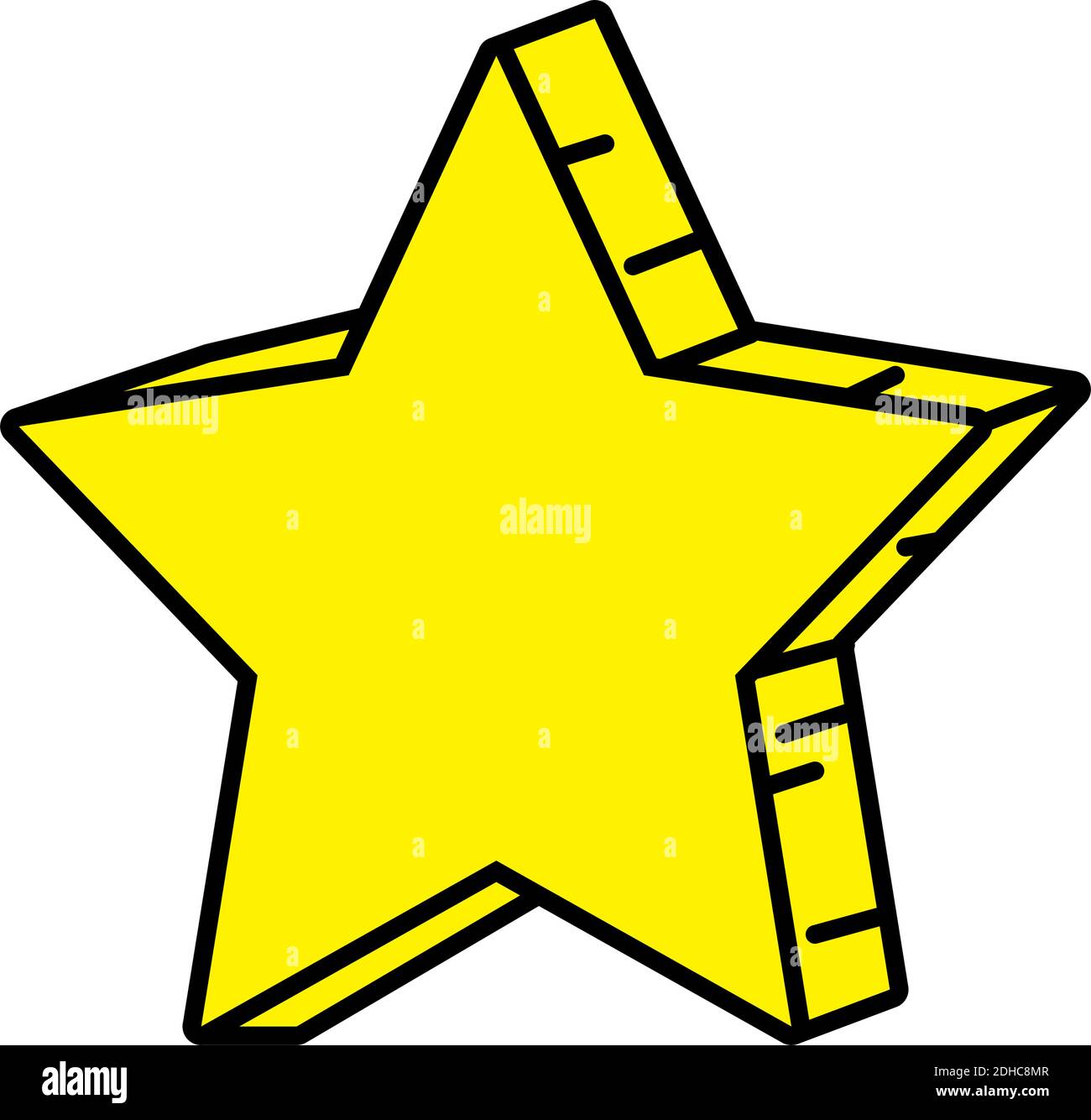 Star shape icon design, Night bedtime sky space and nature theme Vector ...