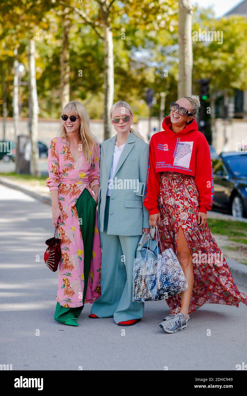 Jeanette Friis Madsen, Thora Valdimars and Charlotte Sandgren arriving ...