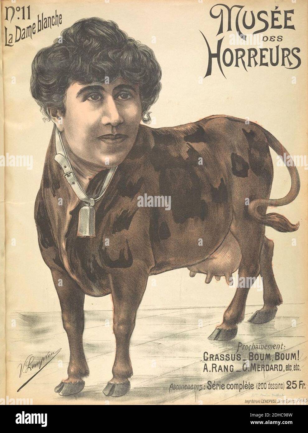 La Dame blanche Stock Photo - Alamy