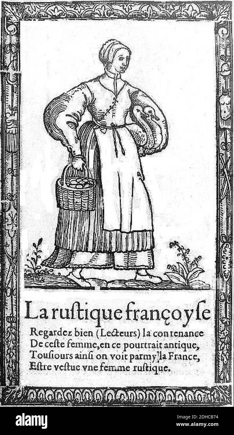 La rustique française - XVIème siècle Stock Photo - Alamy