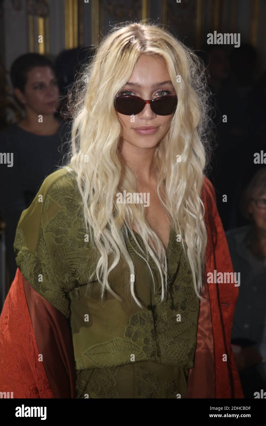 Cailin Russo attending the John Galliano Fashion Show during Paris ...