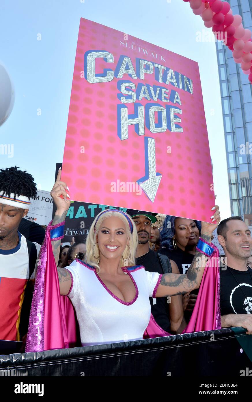 Amber Rose at the 3rd Annual Amber Rose SlutWalk on October 1, 2017 in ...