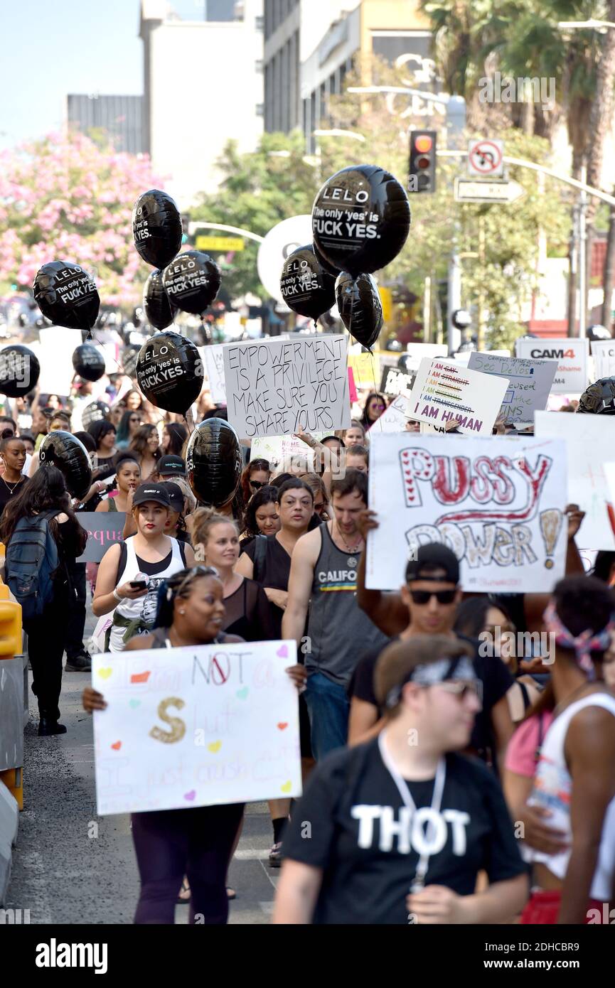 The 3rd Annual Amber Rose SlutWalk on October 1, 2017 in Los Angeles ...