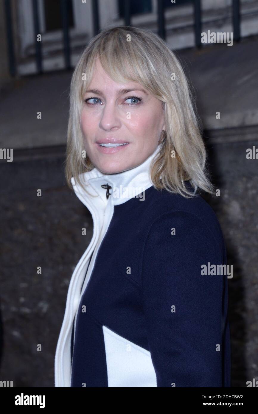 Robin Wright attending the Valentino Fashion Show as part of Paris ...