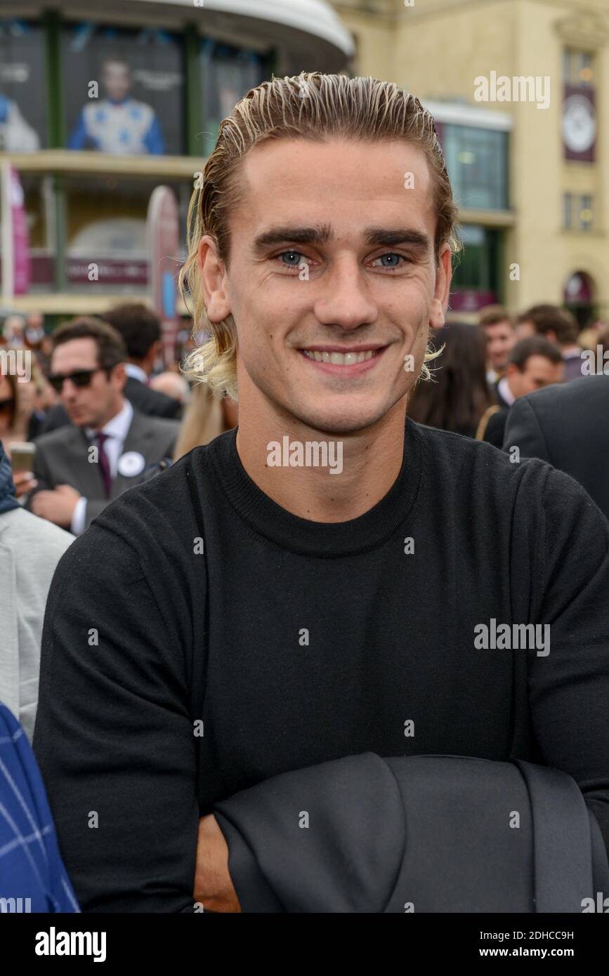 French football player Antoine Griezmann attends 'Qatar Prix de l'Arc ...