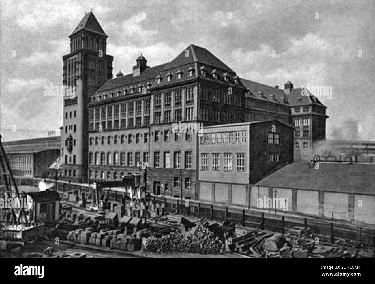 Krupp-Hauptverwaltung um 1913 Stock Photo - Alamy