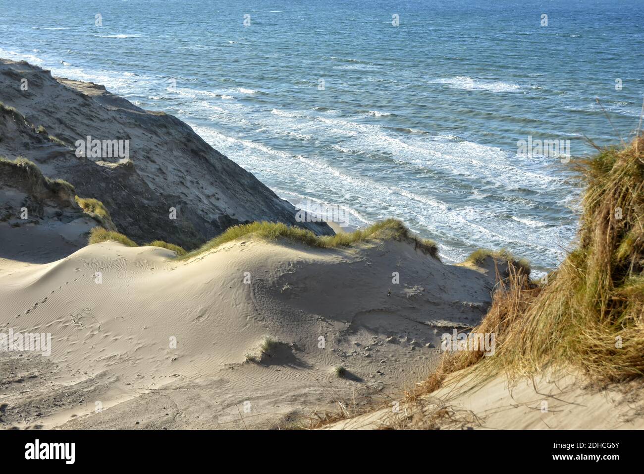 North Sea Shore Denmark Stock Photo - Alamy