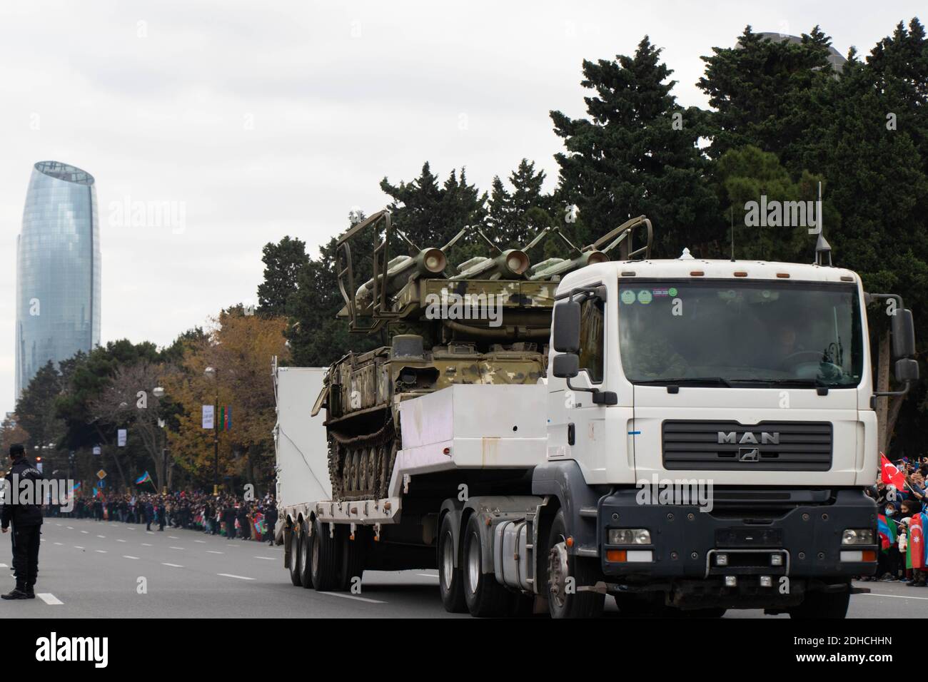 Armenian air force missile system captured by Azerbaijan Army. 2K12 Kub ...