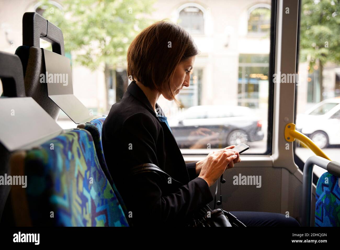 Bus interior view hi-res stock photography and images - Alamy