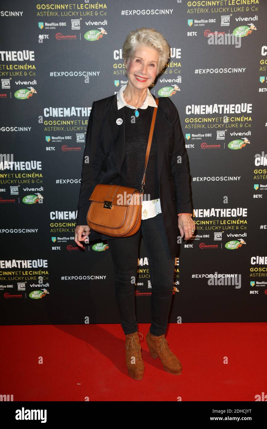 Daniele Gilbert attending the 'Goscinny et le cinema- Asterix, Lucky ...