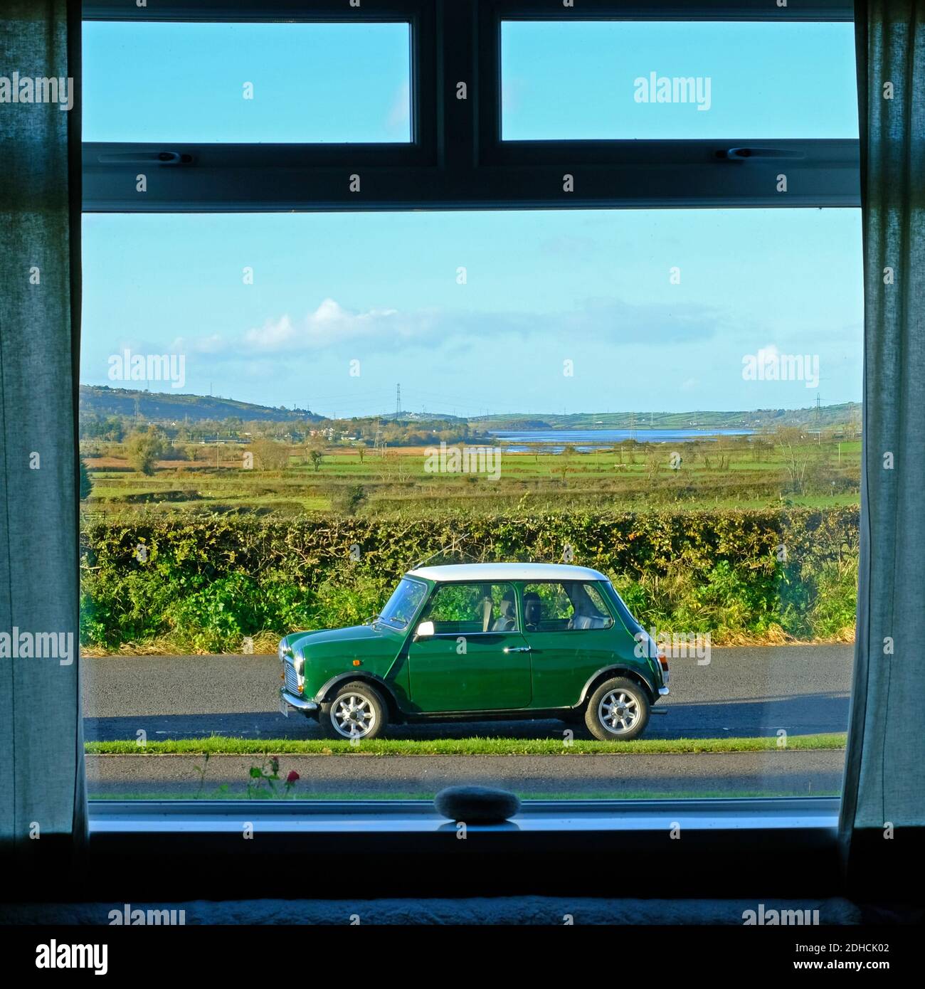 Racing green Morris Mini-Minor Stock Photo - Alamy