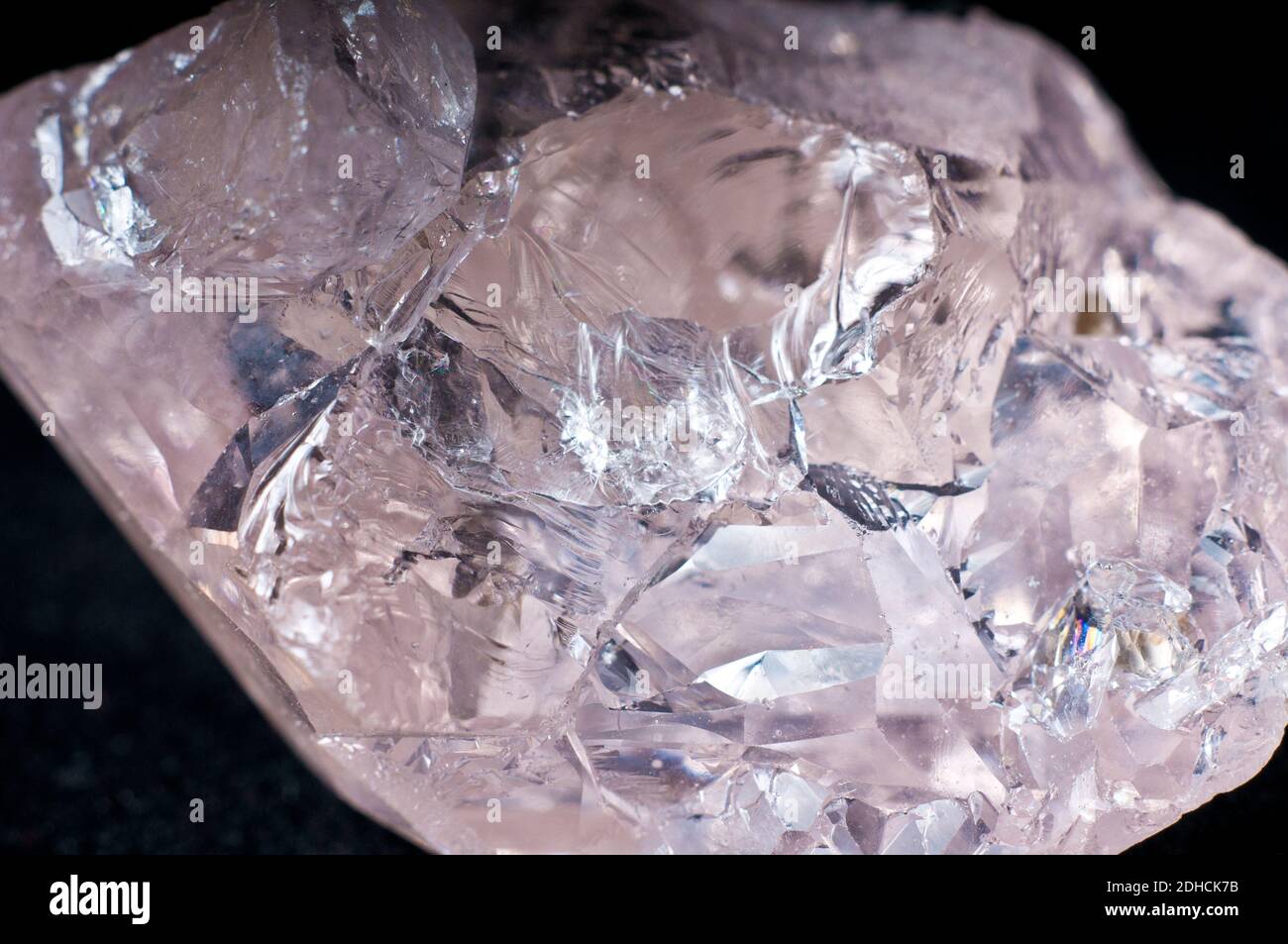 amethyst mineral with a soft purple color Stock Photo - Alamy