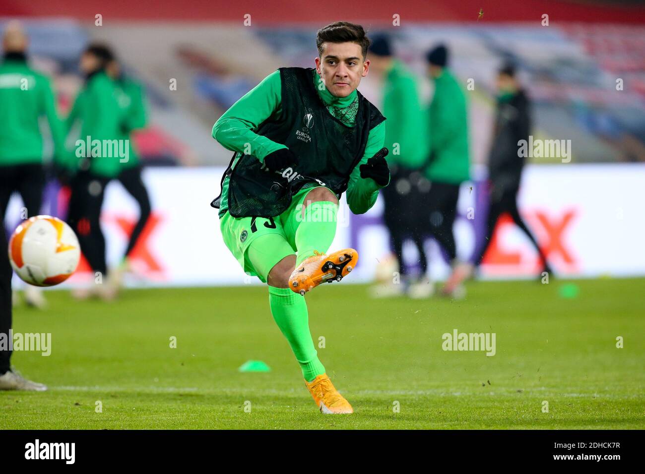 EINDHOVEN, NETHERLANDS - DECEMBER 10: Loizos Loizou of Omonia Nicosia ...
