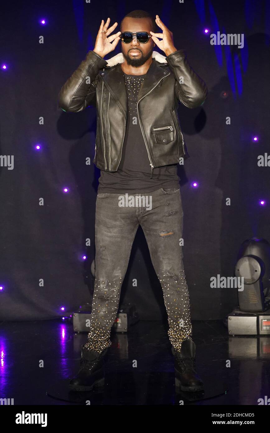 Maitre Gims wax statue. French rapper Maitre Gims (Gandhi Djuna ...