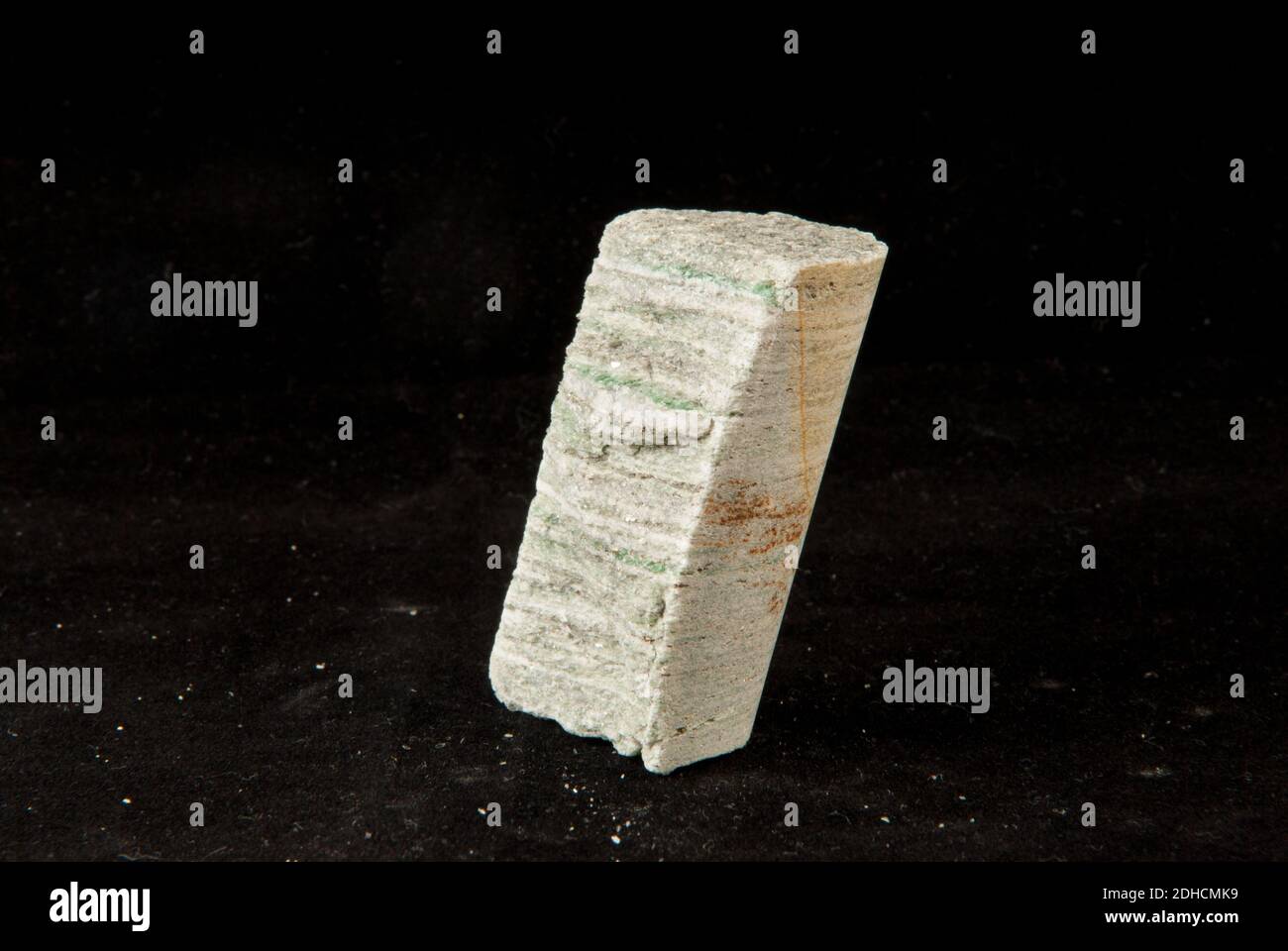 jade core sample split lengthwise to see minerals Stock Photo - Alamy