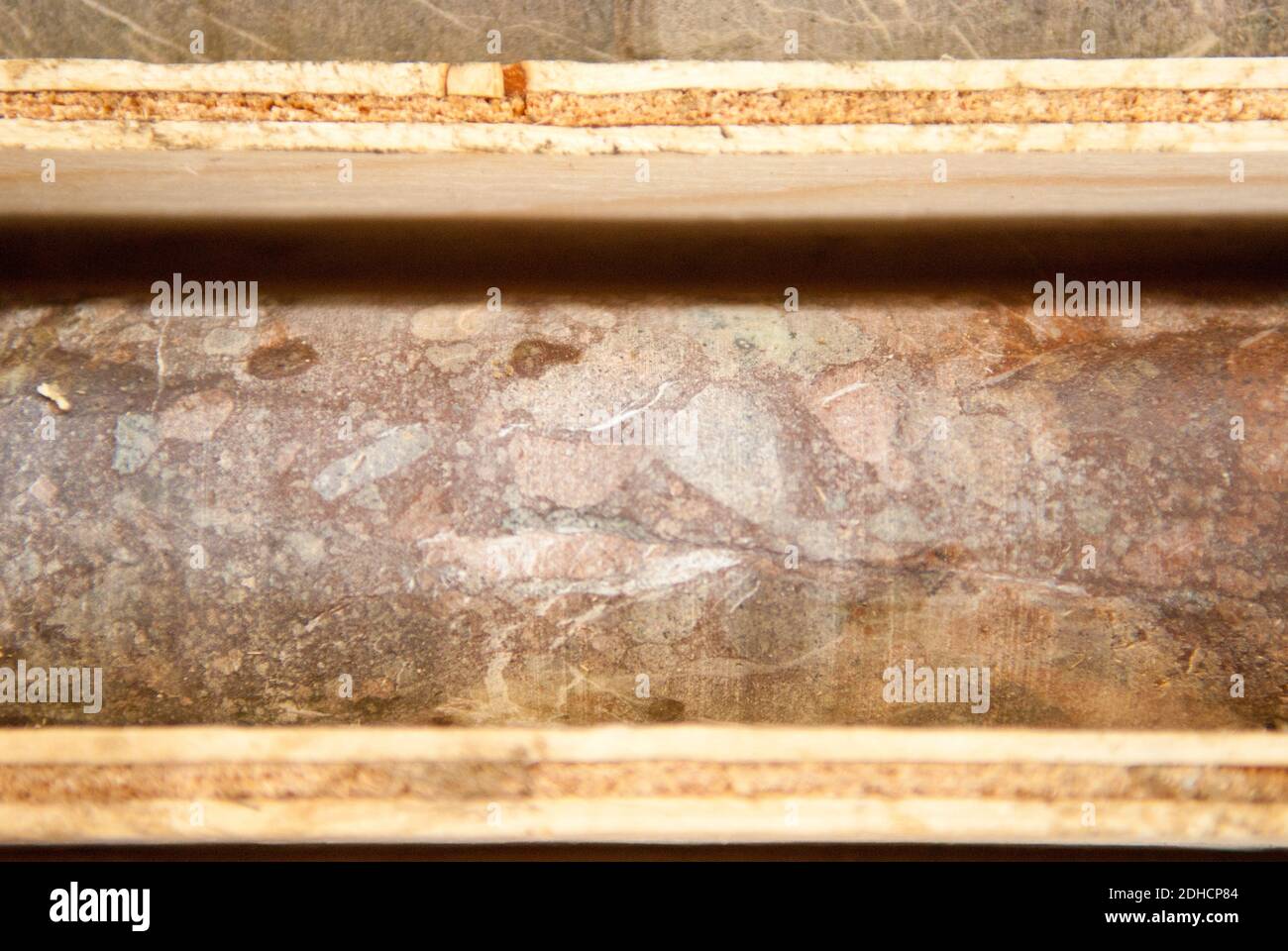 mining core samples from test drilling rigs Stock Photo - Alamy