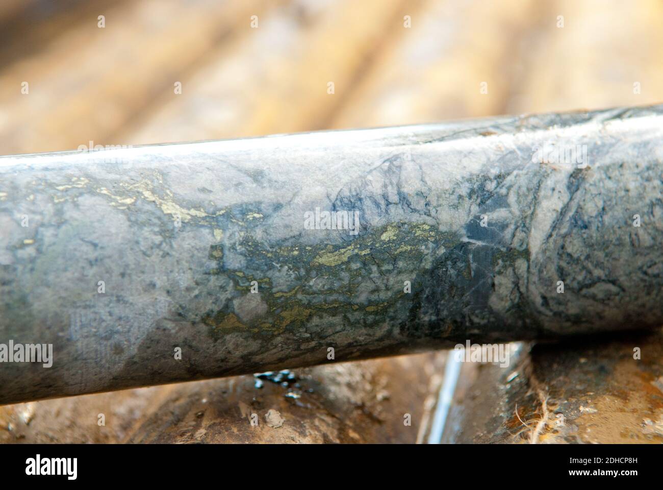 Copper gold drill core hi-res stock photography and images - Alamy