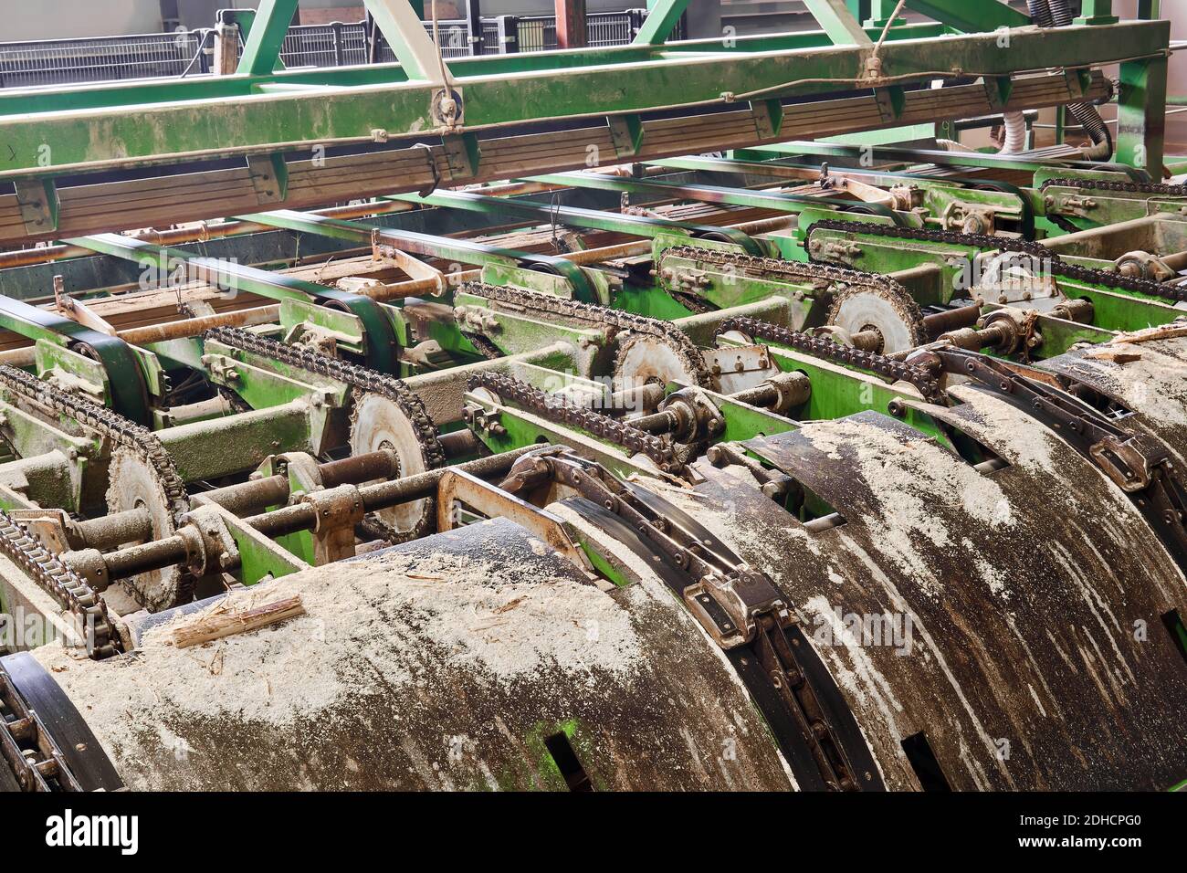 Inside a sawmill hi-res stock photography and images - Alamy