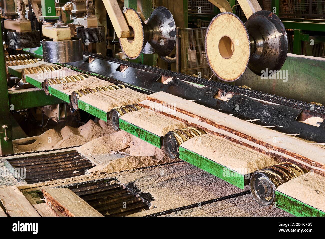 Inside a sawmill hi-res stock photography and images - Alamy