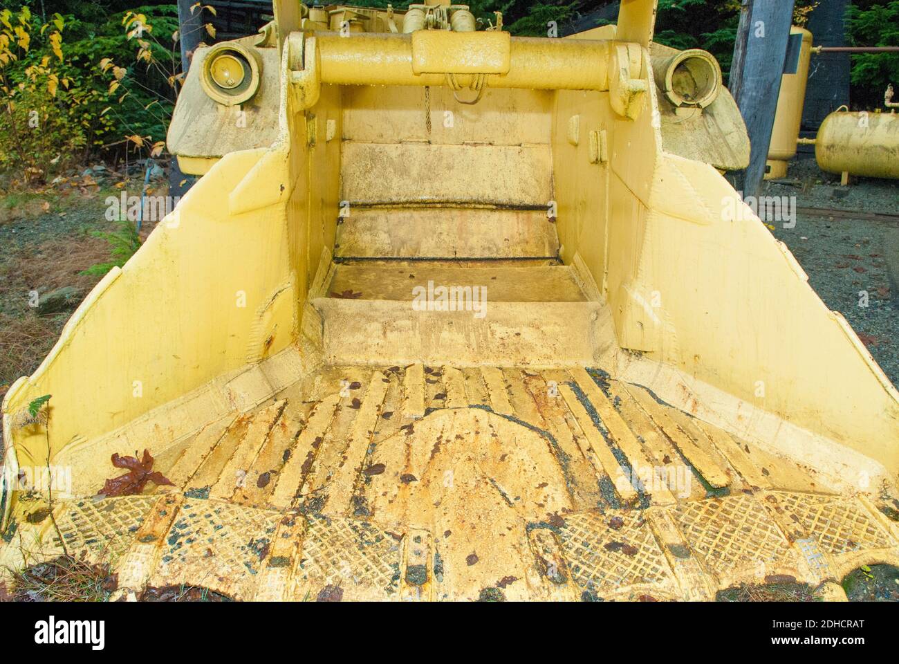Mine car with ore in underground tunnel Stock Photo - Alamy