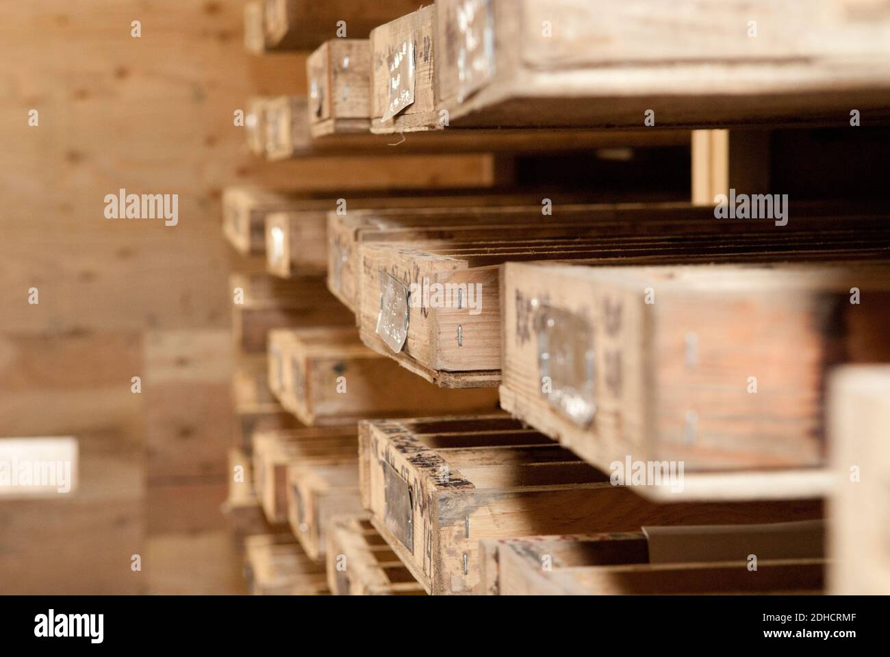 mining core samples from test drilling rigs Stock Photo - Alamy