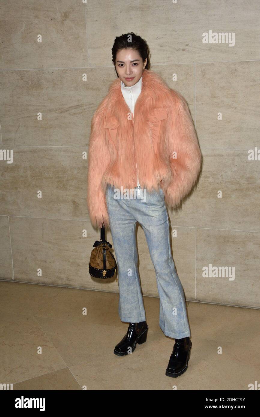 Zhong Chu Xi attending the Louis Vuitton show as part of the Paris ...