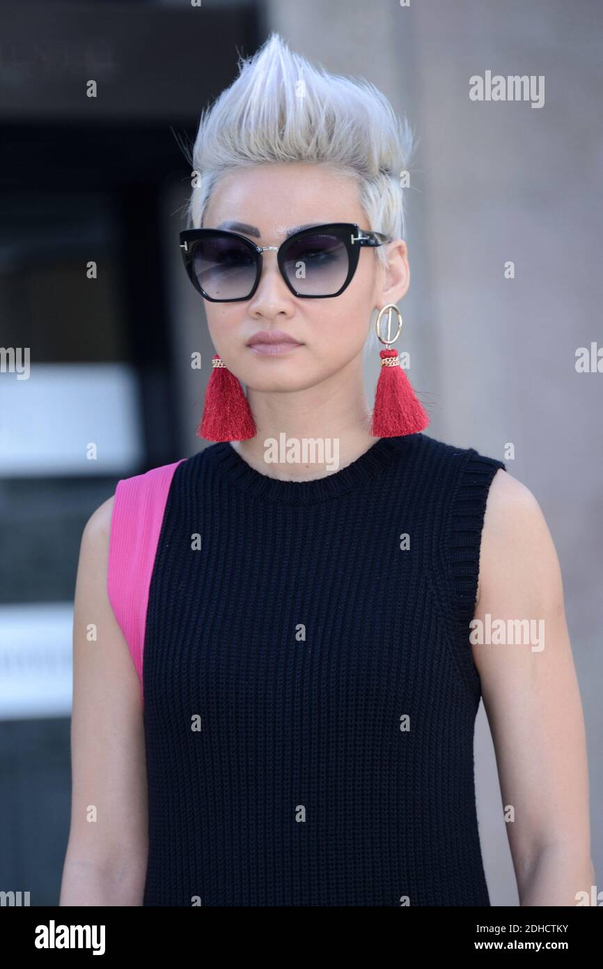 Esther Quek attending the Miu Miu Fashion Show as part of Paris Fashion ...