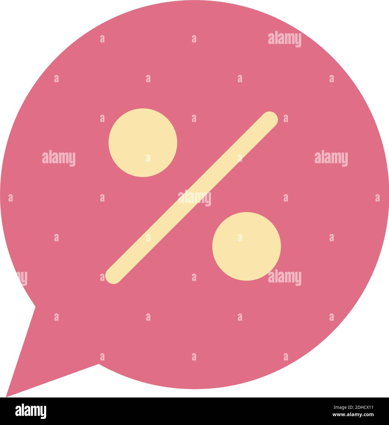 bubble with a percentage symbol in it Stock Vector Image & Art - Alamy
