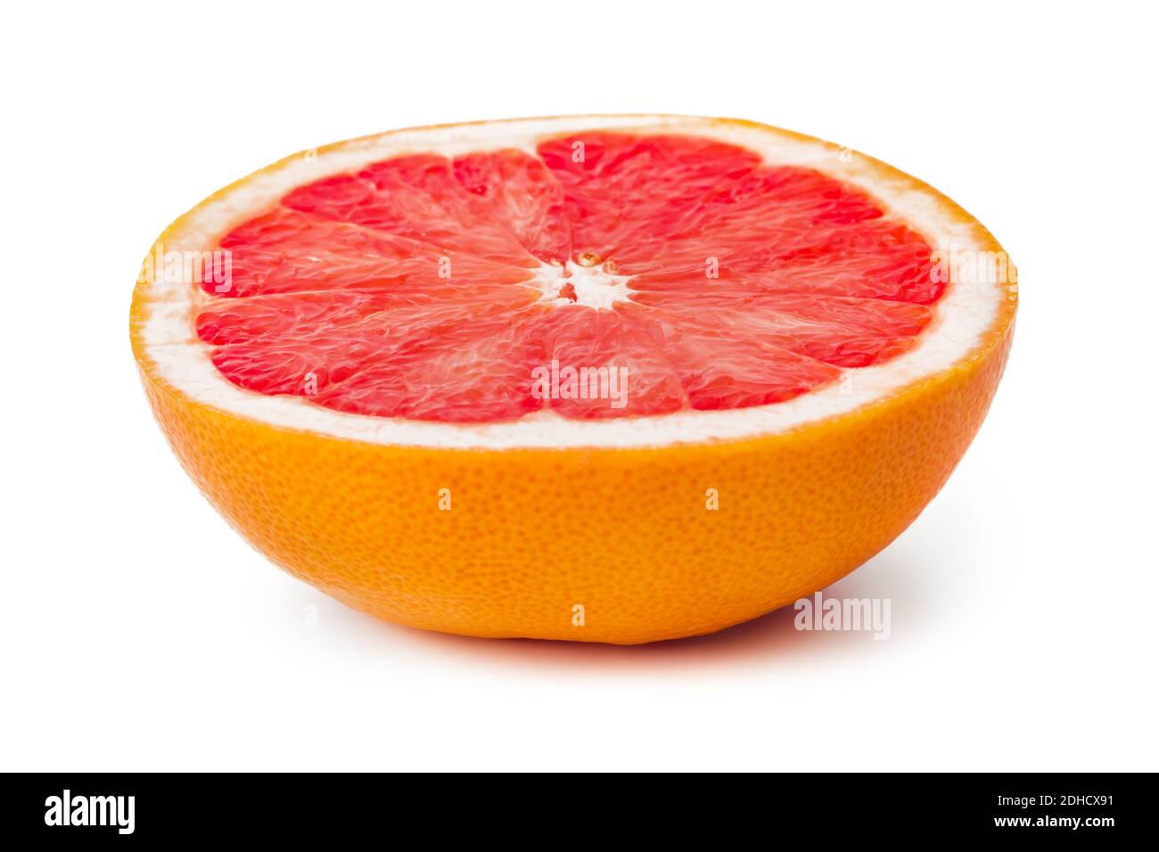 Chopped ripe grapefruit isolated Cut Out Stock Images & Pictures - Alamy