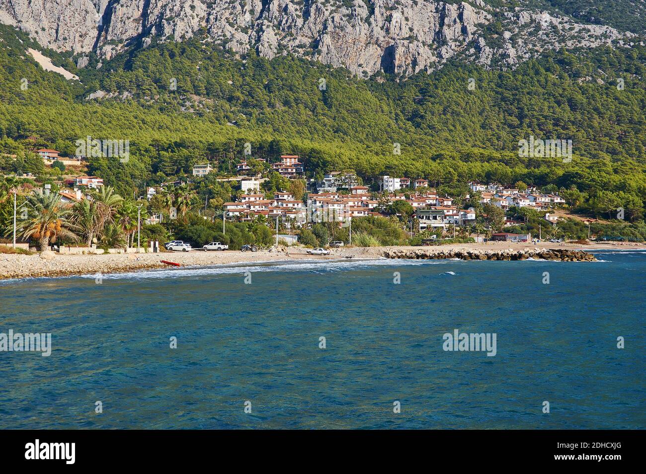 Beach turkish riviera antalya province hi-res stock photography and ...