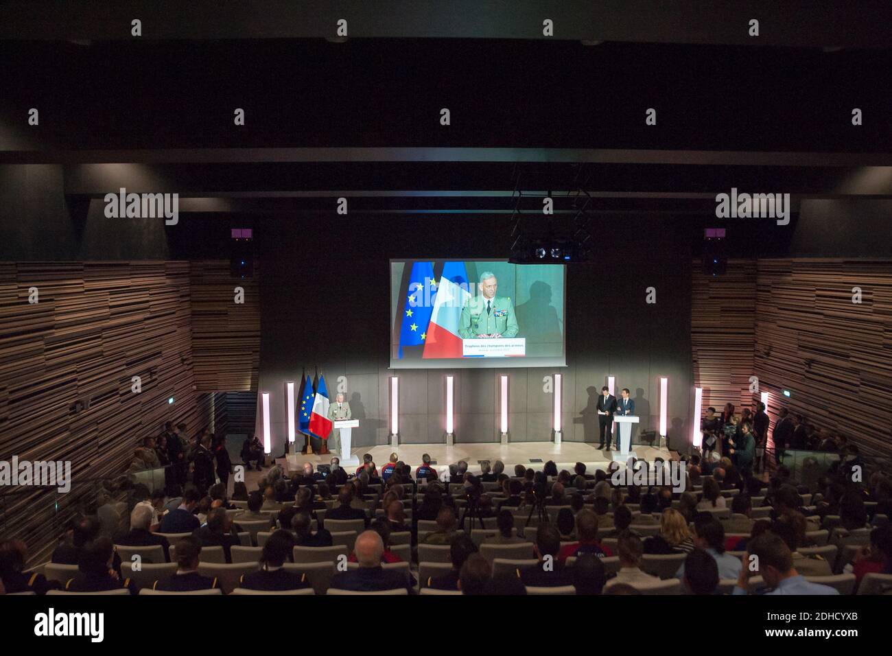 during the 3rd Trophy Invictus Games ceremony to honor the French ...