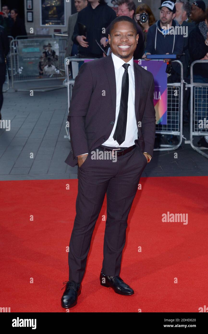 Jason Mitchell attending the Mudbound for the movie during the BFI ...