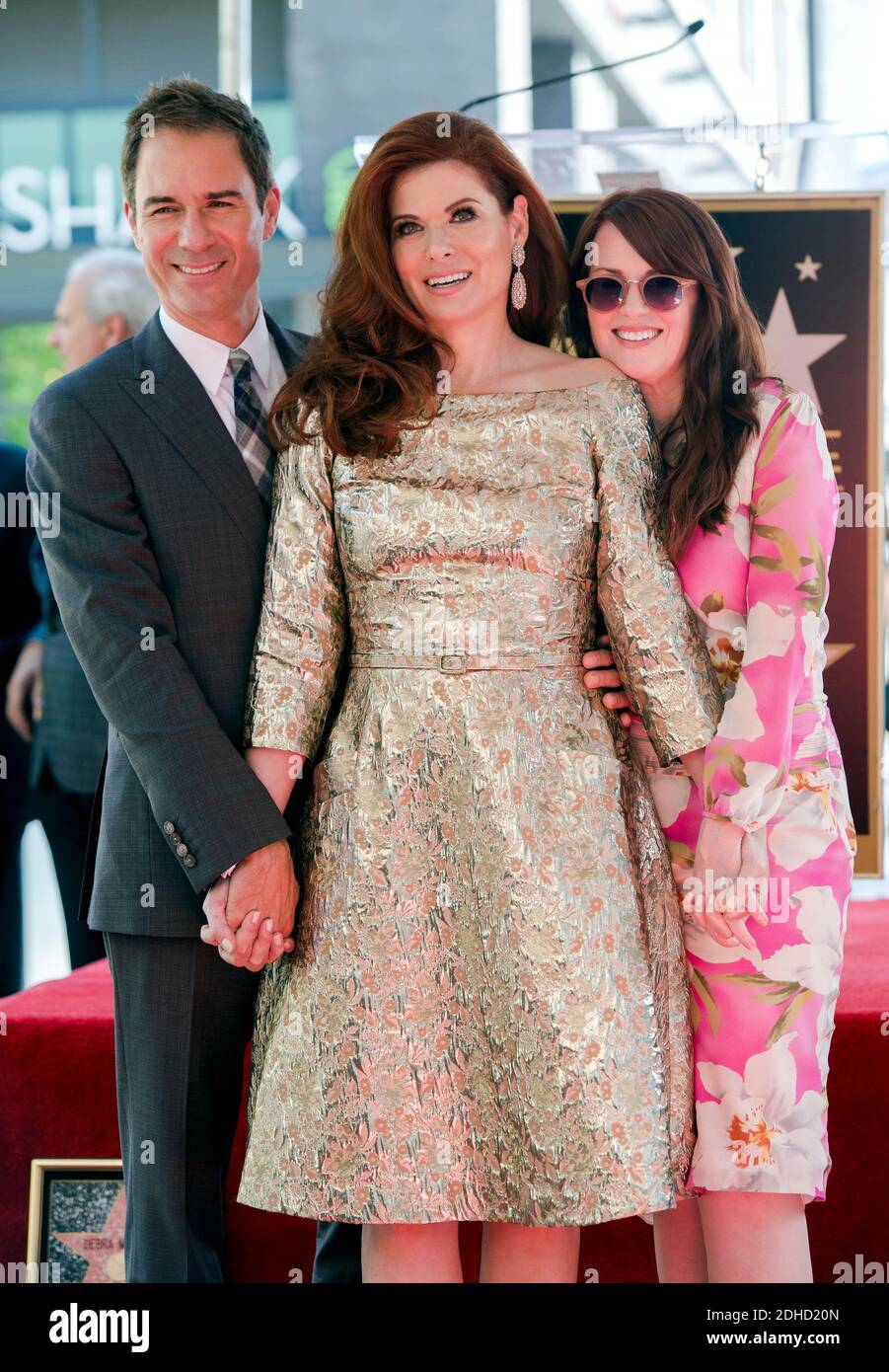 Eric McCormack, Megan Mullally attend the ceremony honoring Debra ...
